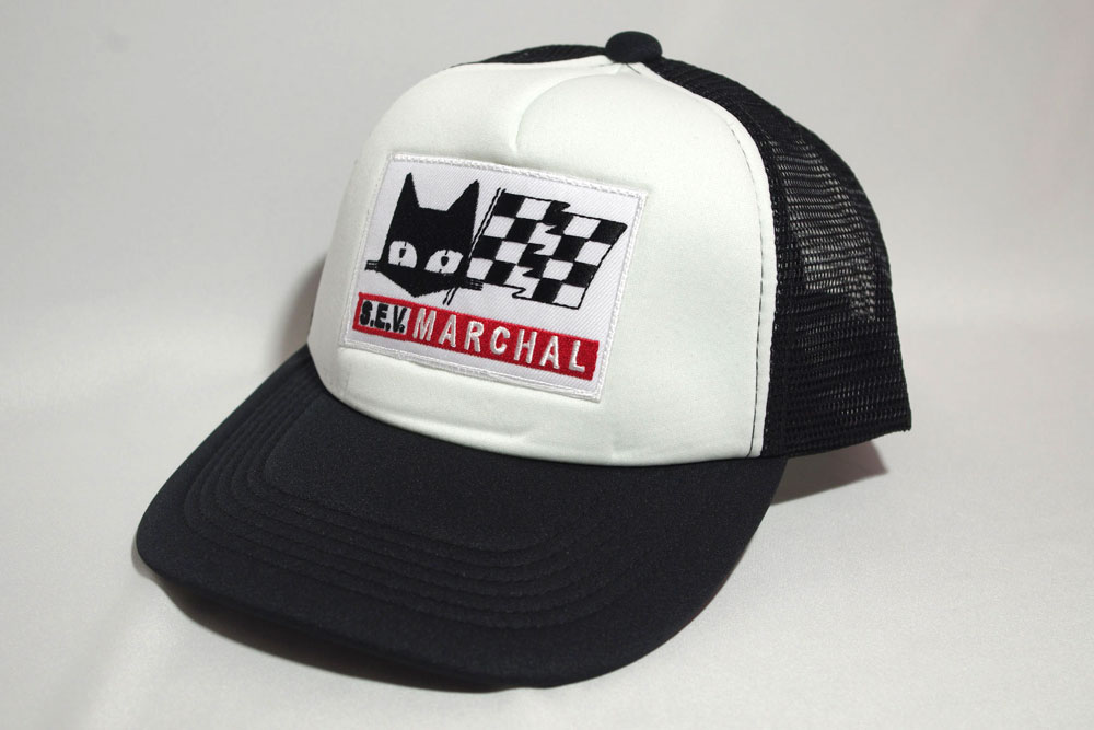 【18-marchal-bk】Racing Meshcap（#18-marchal-bk） / レーシング系メッシュキャップ BK(参考上代￥ ...
